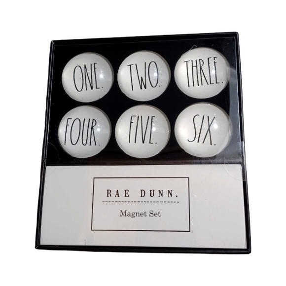 Rae Dunn | Office | Rae Dunn 6 Magnet Set Glass Dome Organized Office ...